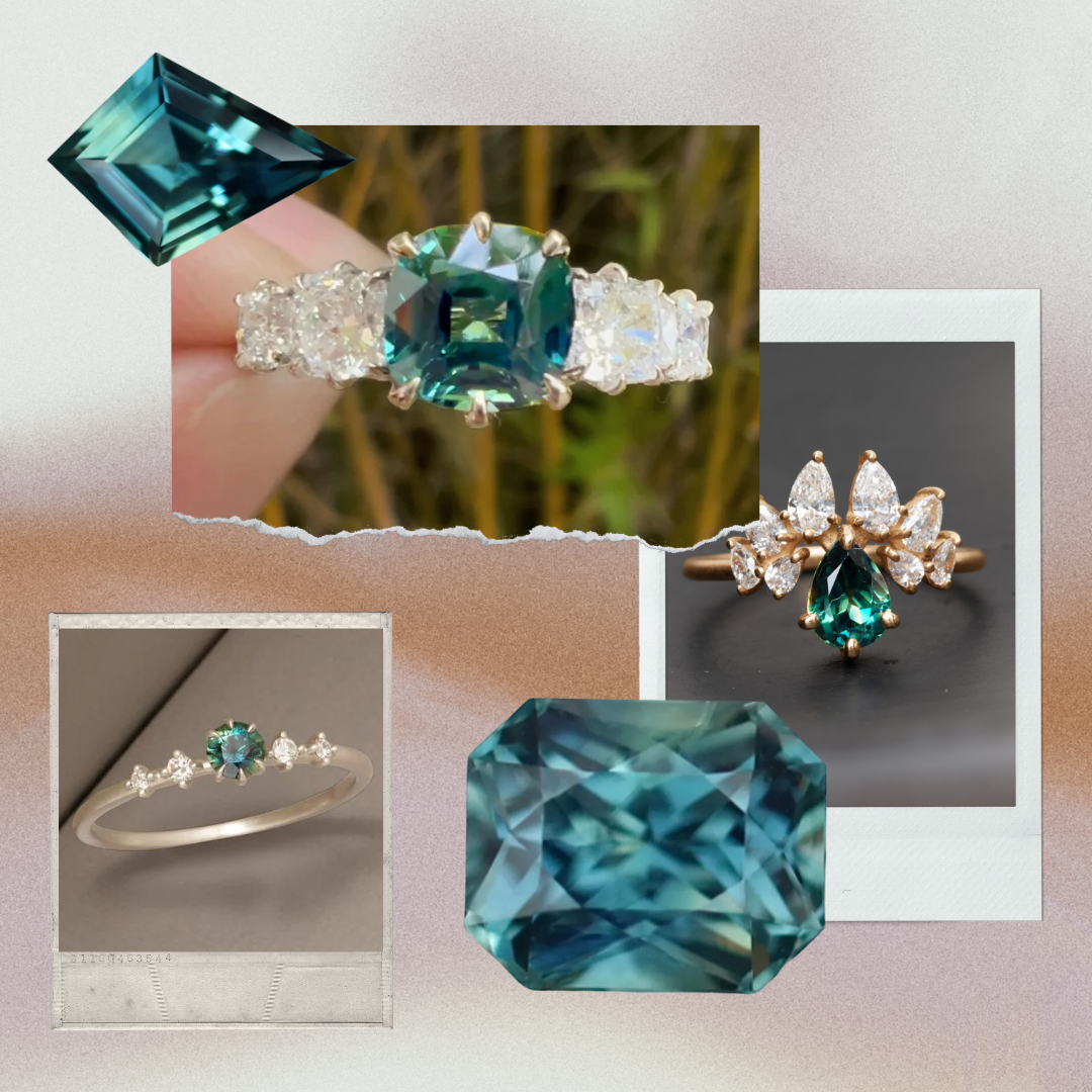 The Meaning Behind Teal Sapphire Engagement Rings – Valley Rose