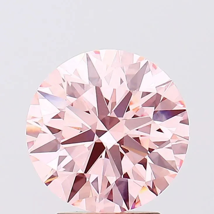 2.62ct Round Lab Grown Diamond (Colour Fancy Intense Pink, Clarity VVS ...