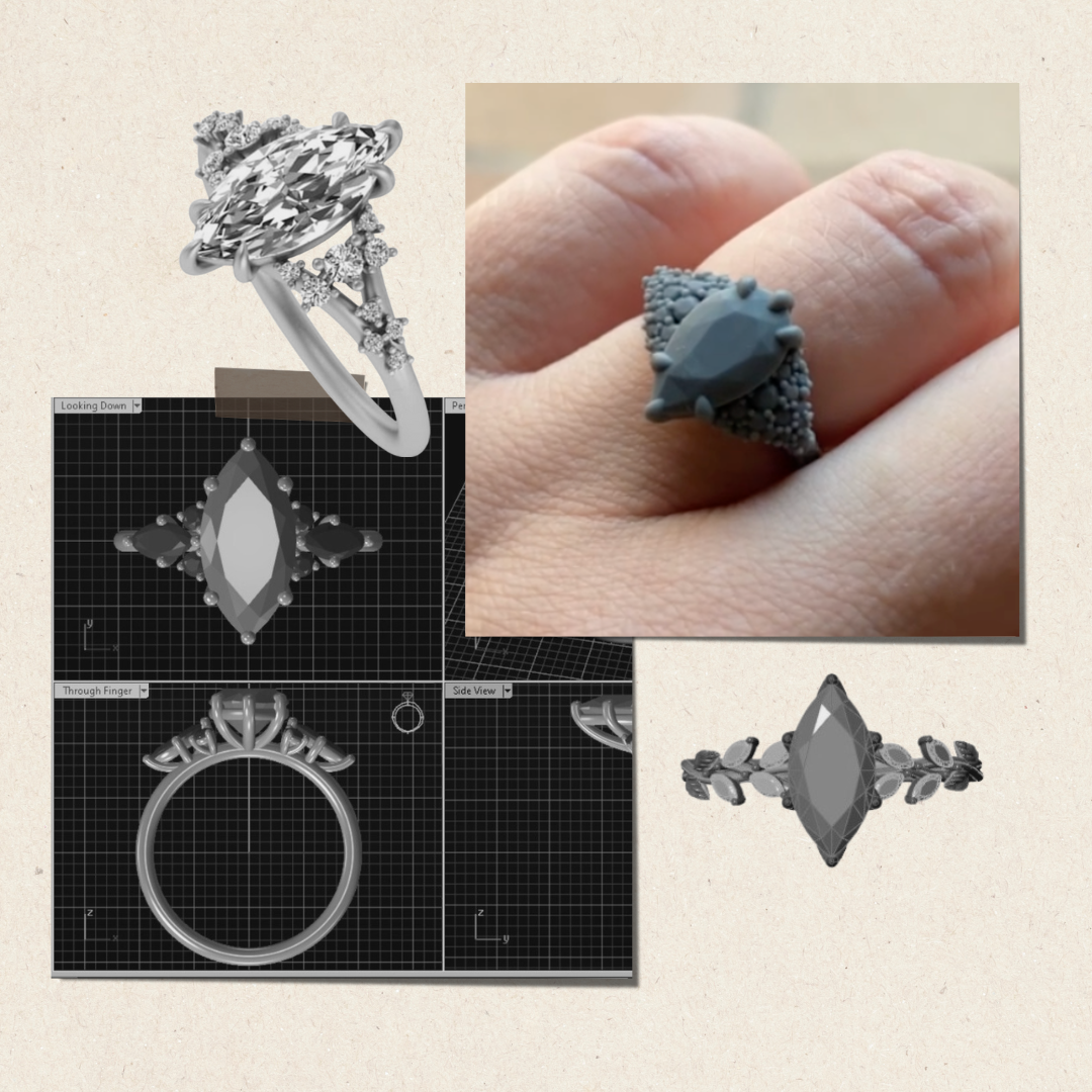 Ring Model Try On – Valley Rose